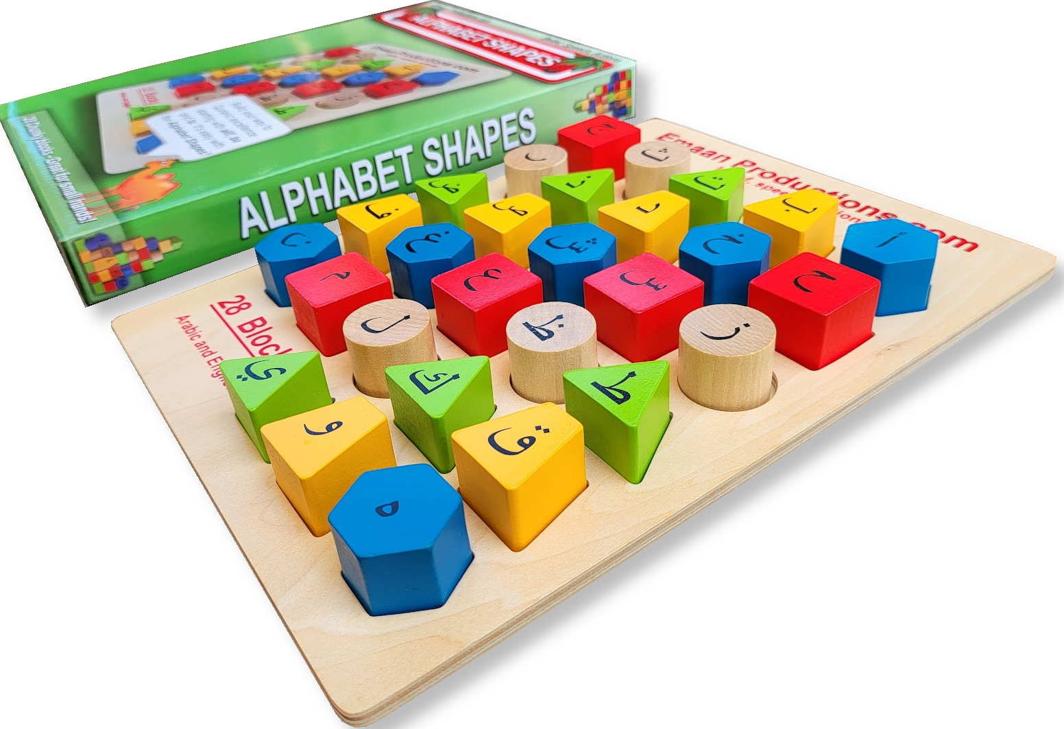 Alphabet Shapes – Fun Arabic Alphabet Shape Learning Toy for Kids ...