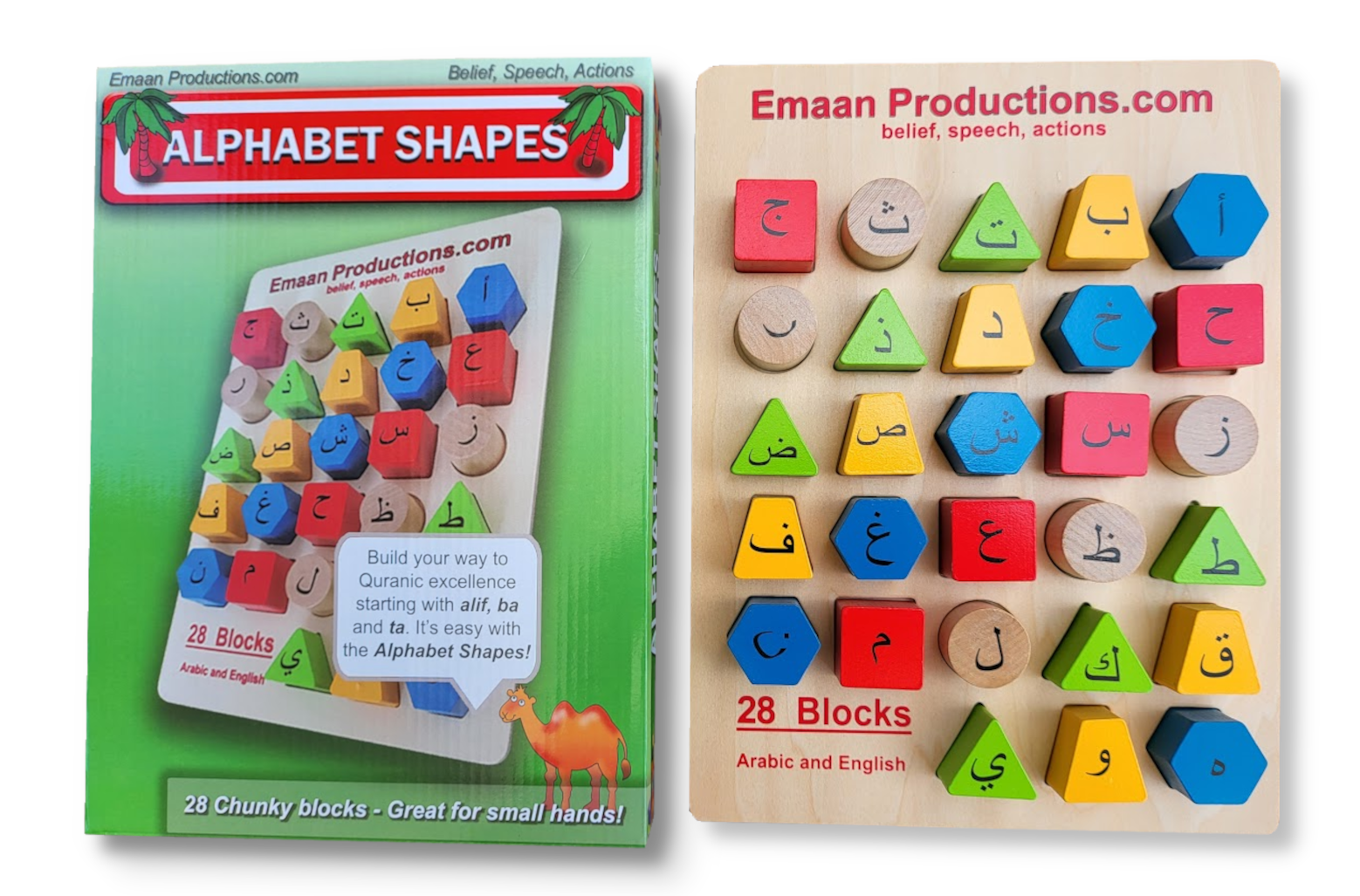 Alphabet Shapes – Fun Arabic Alphabet Shape Learning Toy for Kids ...
