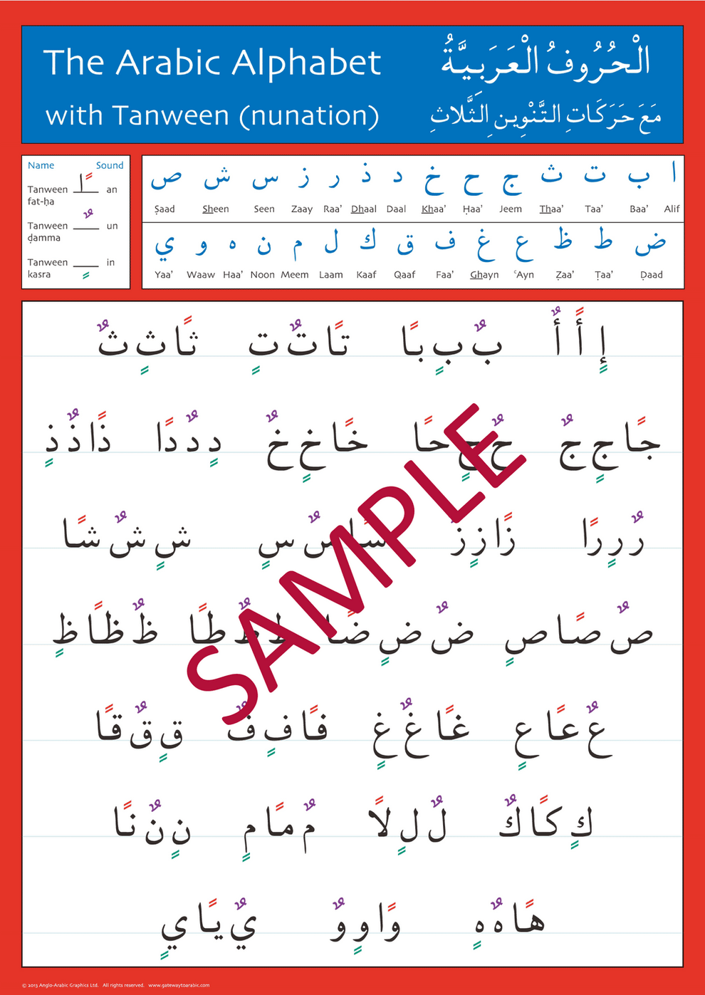 Gateway to Arabic Poster Pack 2 – Visual Arabic Learning Posters for K ...